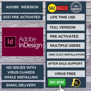 Buy Adobe Indesign 2021 Pre Activated