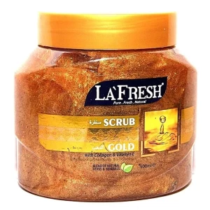 Buy LA FRESH Gold Scrub 500ml Face & Body