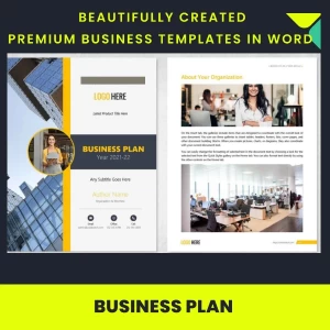 Buy Premium Business Plan template Editable in Word