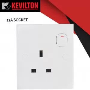 Buy 1 Kevilton/Orange 13a Socket Extra Safe White Color