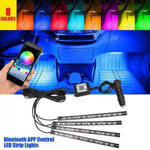Buy Wireless Remote Control Car RGB LED Neon Interior Light Lamp