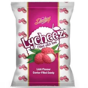 Buy Darling Lycheez Toffees Lychee Lichi Flavour Center Filled with ...