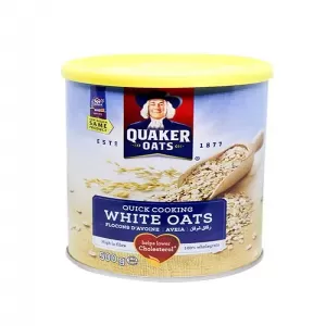 Buy white Oats Tin Quaker Oats- 500g