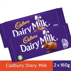 Buy Cadbury Dairy Milk Chocolate (160gx2Pcs)