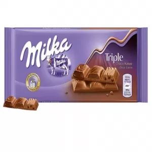 Buy Milka Triple Choco Cocoa Bar Pouch, 90 g Germany