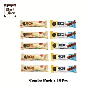 Buy Rocco White Chocolate Rocco Chocolate Combo Pack x 10Pcs