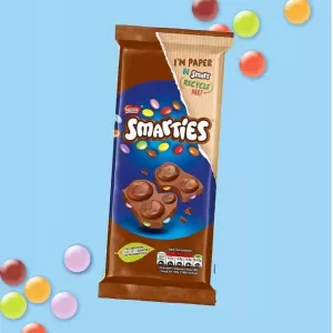 Buy Smarties Chocolate Slab 90g No Artificial Colours