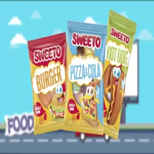 Buy Sweeto Pizza & Cola Gummy Candy 30g Hot Dog Jelly gum Burger