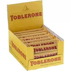 Buy Toblerone Swiss Milk Chocolate Almond Bars 35g x24pcs Pack