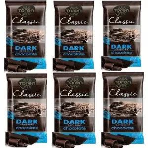 Buy Toren Classic Dark Compound Chocolate 52g x 6Pcs