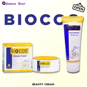 Buy Biocos Whitening beauty Cream and Face wash Biocos Set
