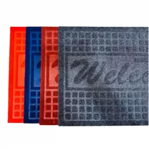 Buy Pink Welcome Mats for Front Door Large (60cm X 41cm ) with N