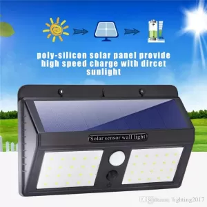 Buy 40 LED Solar Wall Light PIR Motion Sensor Security Lamp