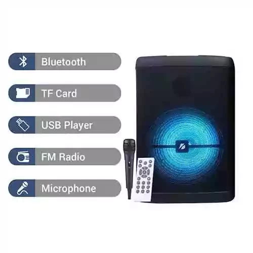 KTS-1279 Speaker Wireless with Bluetooth Mic and Remote - OTC.LK