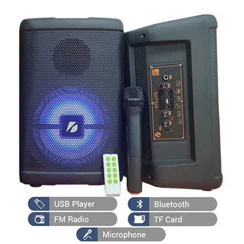 KTS-1279 Speaker Wireless with Bluetooth Mic and Remote - OTC.LK