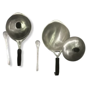 Buy Aluminium Hopper Pan with Lid - Large