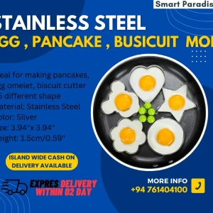 Buy Stainless Steel 5 Types Fried Egg , pan cake Shaper Mold