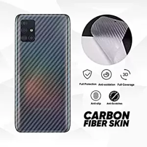 Buy Carbon Fiber Matte Back Stickers For Redmi 9C