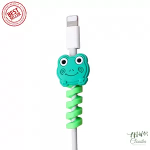 Buy D9 Cartoon Character Silicone Spiral Usb Cable Protector Ea