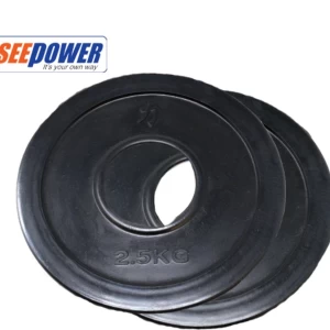 Buy Black Rubber Coated Plate 2.5Kg