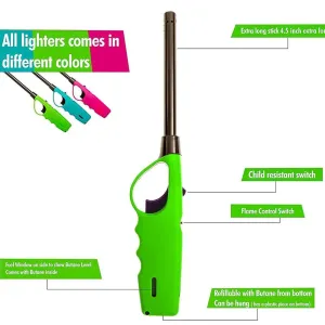 Buy Multi-Purpose Refillable Gas Lighters Bbq Grill Lighters