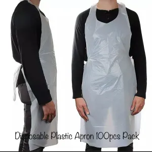 Buy Disposable Plastic Aprons - (Polythene Aprons)100pcs Pack