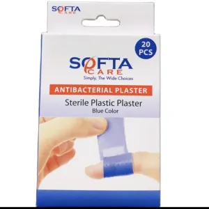 Buy First Aid Plaster,Softa care Pvc Water Proof Blue 20pcs Pack