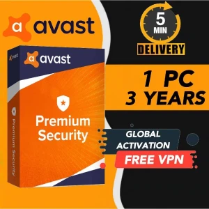 Buy AVAST Premium Security 1PC-3YEAR Antivirus 2025 GENUINE