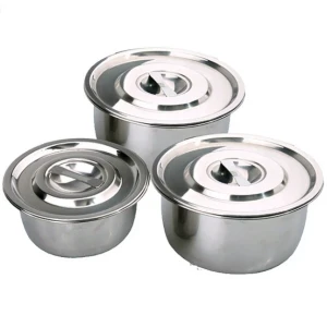 Buy My Home SStainless Steel Degchi Pot 3pcs