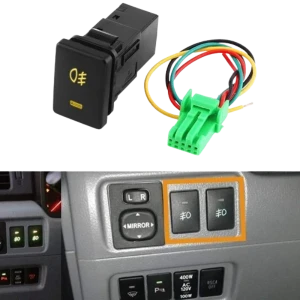 Buy High 12V Push Button Switch for Car Dashboard