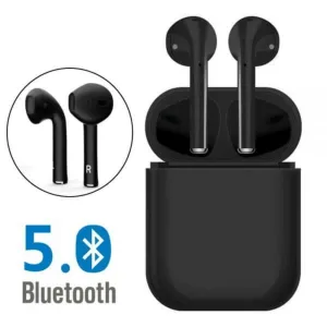 Buy Black i12 TWS inPods Bluetooth Gaming Earphone Headset Wirel