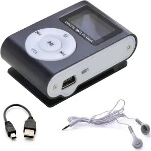 Buy Black MP3 Player, Portable Mini MP3 Music Player with Headph