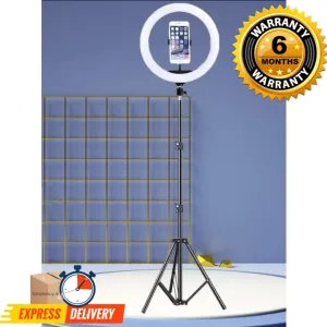 Buy Black Ring Light Phone Holder with Tripod Stand Ring Light w