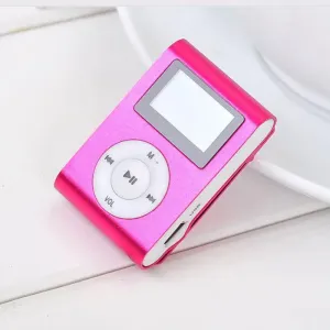 Buy Pink MP3 Player, Portable Mini MP3 Music Player with Headpho
