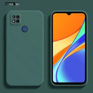 Buy Green Redmi 9c/10a Redmi 9c / 10a soft matte liquid silicone