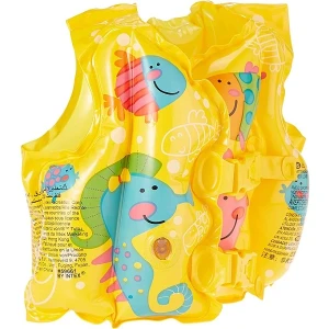 Buy INTEX Tropical Inflatable Kid Swim Life Jacket (59661)