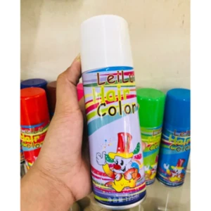 Buy Leilu Temporary White Hair Colour Spray – 125ml -WHITE