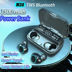 Buy M30 TWS Wireless Earbuds Bluetooth Earphone Hifi Stereo