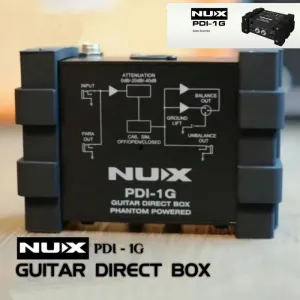 Buy Black NUX PDI-1G Guitar Direct Injection Phantom DI Box Audi