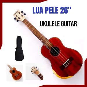 Buy Mahogany LUA PELE 26 Comfort Edge Tenor Ukulele Guitar(Mah