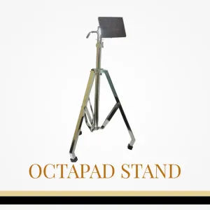 Buy Silver ADJUSTABLE ELECTRONIC PERCUSSION OCTOPAD STAND WITH C