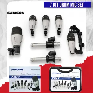 Buy Silver Samson 7Kit - 7 Piece Drum Mic Set