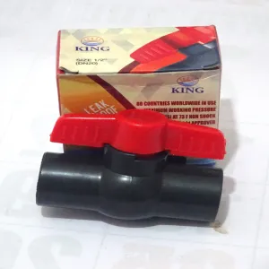 Buy Black PVC Ball Valve Open Close Water Tap All Sizes