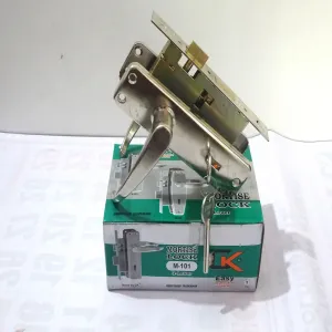 Buy Silver Door Lock 3 Lever CK Handle Lock With Key