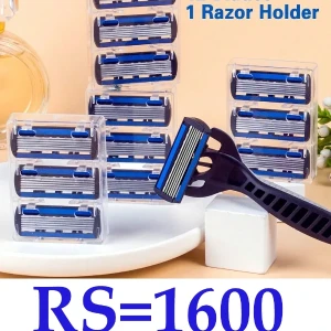 Buy Manual Safety Razor 1 Handle + 12 Blades