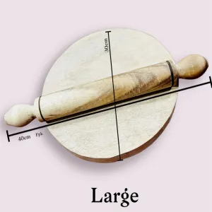 Buy Brown Wooden Roti Maker Wooden Rolling Pin