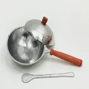 Buy Silver Aluminium Hopper Pan High Quality no 1