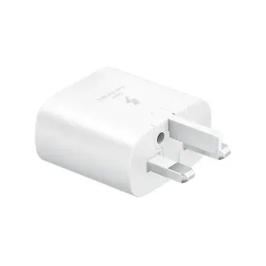 Buy White Samsung 25W Fast Charging Power Adapter (Normal) Black