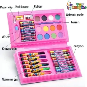 Buy Pink 42 Pcs Color Set/Kit For Drawing & Painting Portable Ar